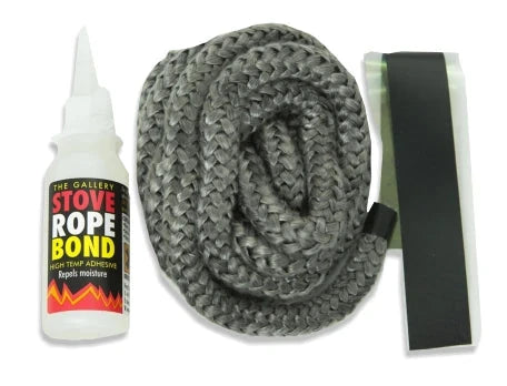 Stovax Riva F40 door rope kit - Part No. 5001 - Stove Glass Replacement